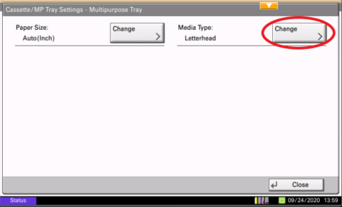 How to print from the Multipurpose Tray on Kyocera MFPs