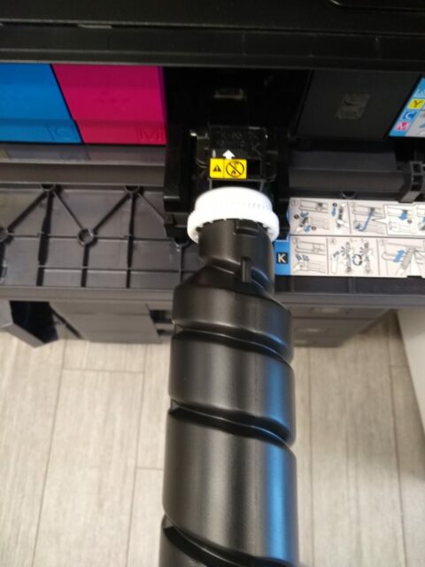 How to Change the Waste Toner Bottles on TASKalfa Machines