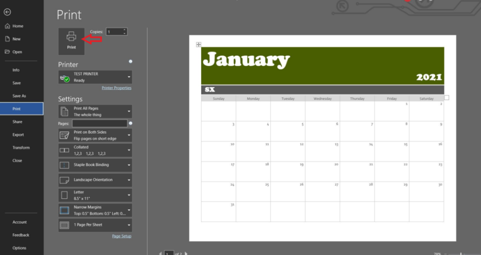 Using the Staple Function While Printing | Print finishing options