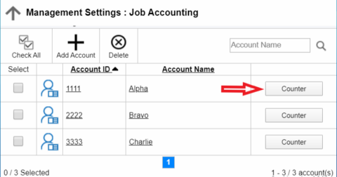 How to Reset the Kyocera job accounting windows 10
