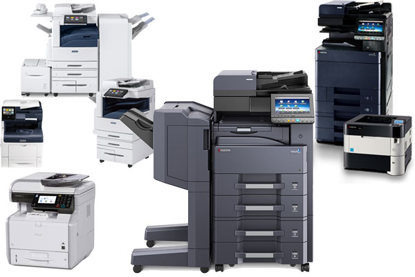 Multifunction Copiers & Printers, Scanners - Ricoh, Xerox, Kyocera, Canon