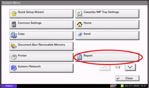 How to Change Fax Result Report Settings on Kyocera Machine