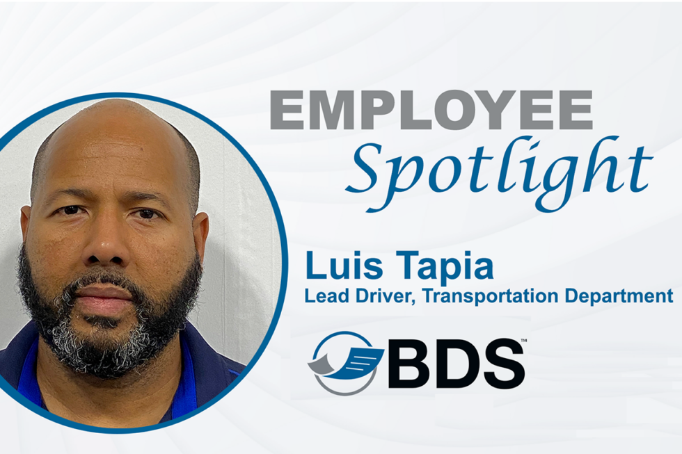 BDS Employee Spotlight September: Luis Tapia | Learn more