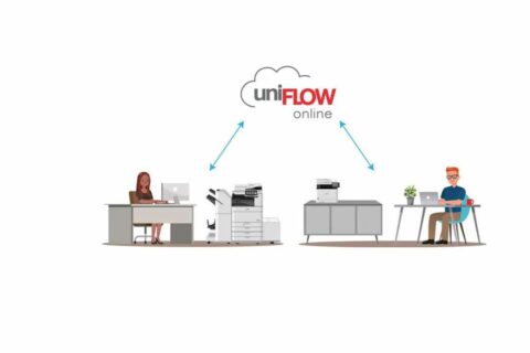 Print securely with Canon uniFLOW app