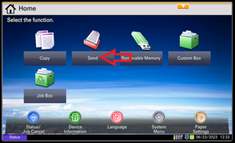 How to use the continuous scan feature on a Kyocera TASKalfa