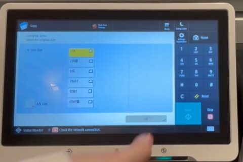 How to copy ID card both sides on one page | Canon MFP