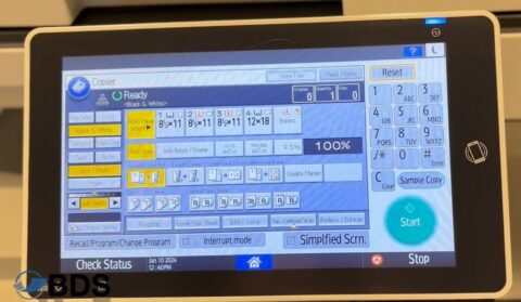 How to make copies on Ricoh printer | Ricoh MFP Copier