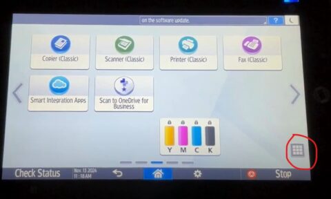 How to get a meter reading on a Ricoh copier | BDS